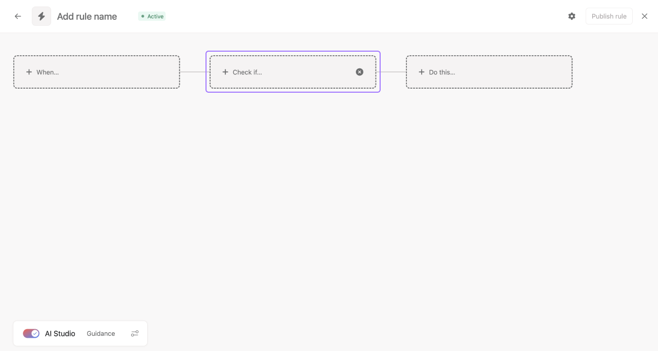 Create Smart workflows with Asana AI Studio