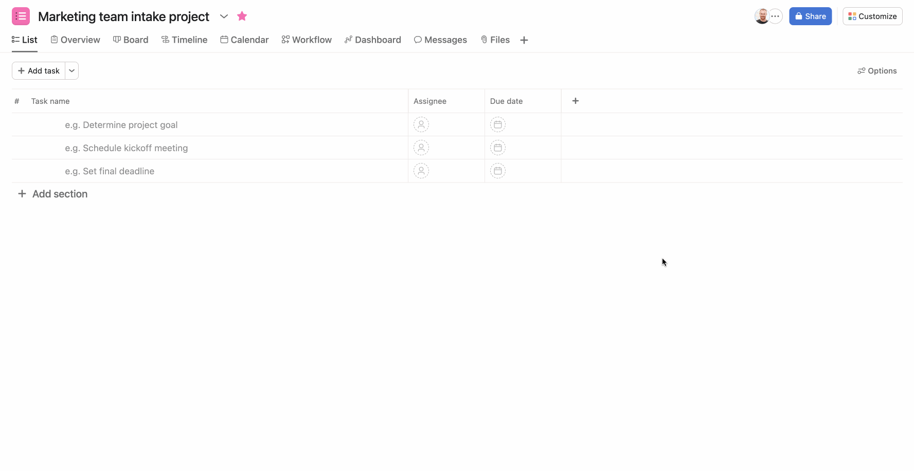 Create & Use Custom Task Types & Statuses to Standardize Workflows