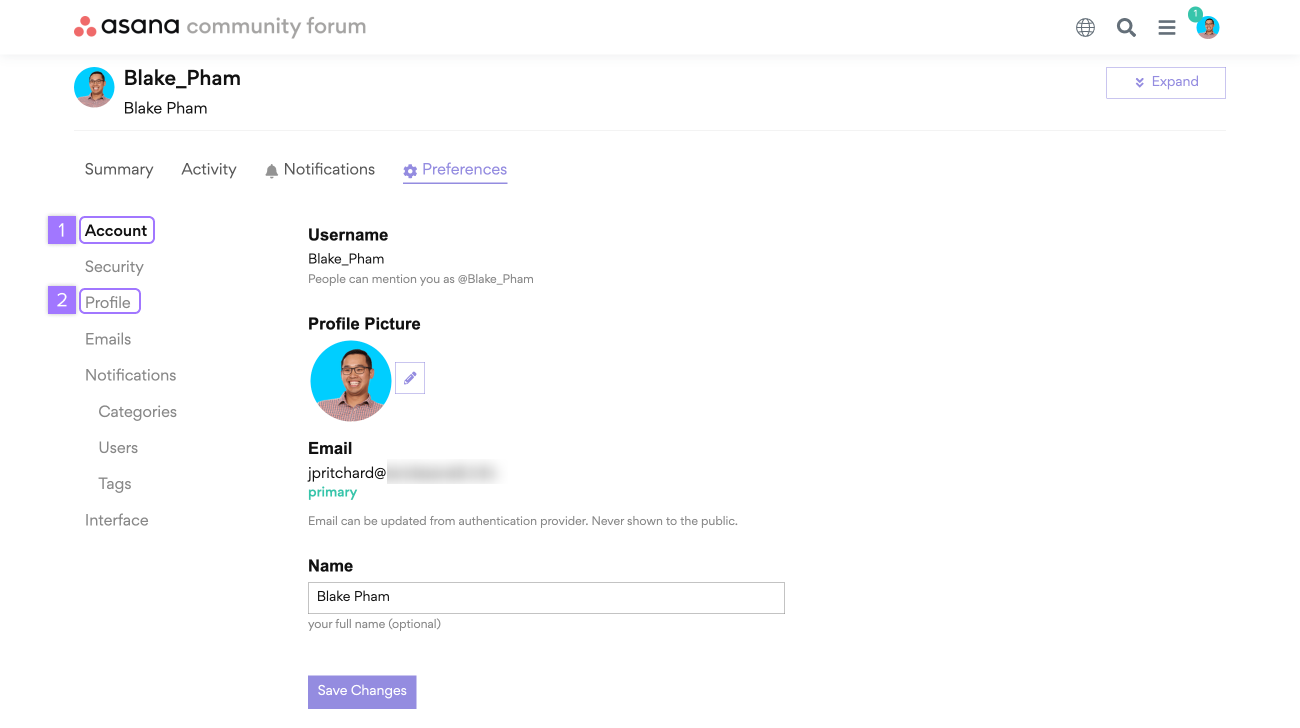 Asana Community Forum basics